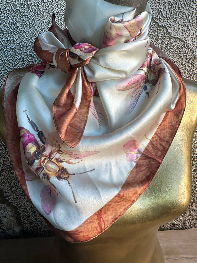 Sweet Honey Bee Silk Rayon Wild Rag – Steamboat Dry Goods