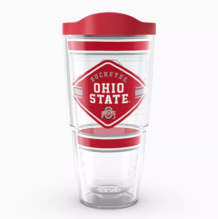 Ohio State Buckeyes - First String 24oz Tumbler with Lid – Steamboat ...