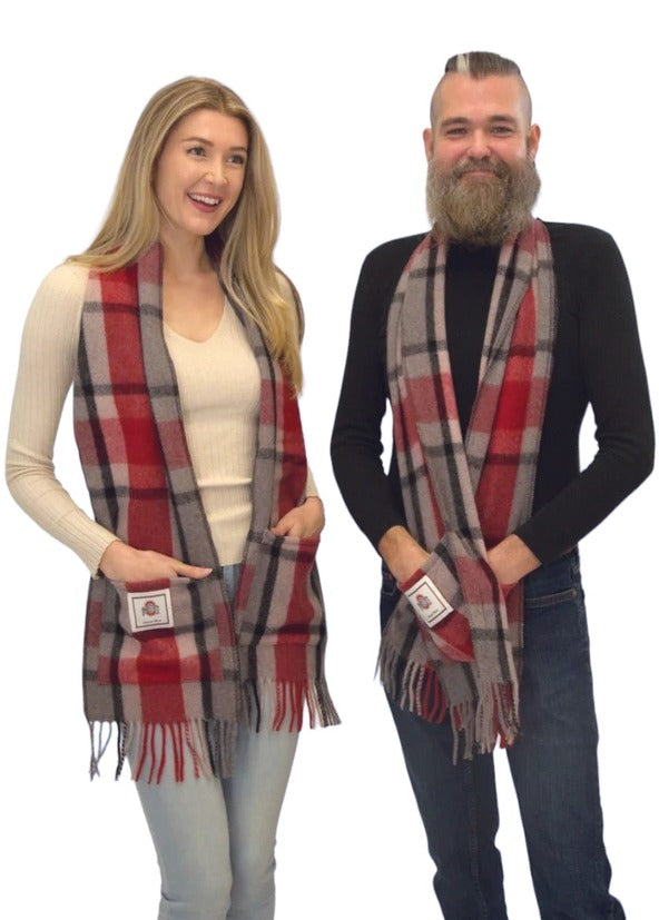 Ohio State Deluxe Wool Pocket Scarf – Steamboat Dry Goods